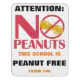 Peanut Free School Classroom Personalized Door Sign | Zazzle