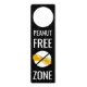 Peanut Free Zone Sign No Peanuts Allowed | Zazzle