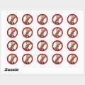 Peanut Free Zone Sticker | Zazzle