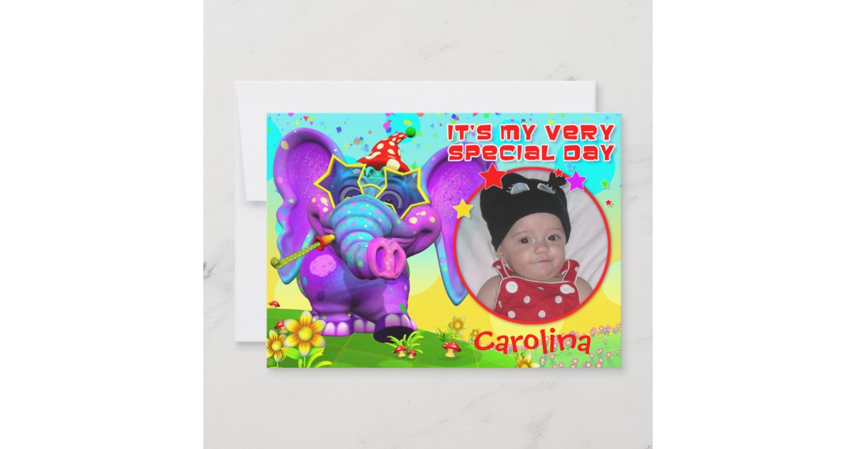 Peanut Party Birthday Invite- "The GiggleBellies" Invitation | Zazzle