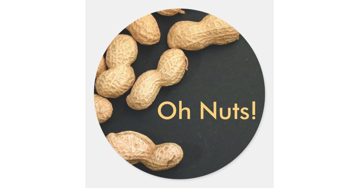 Peanut Sticker | Zazzle