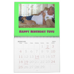 Peanut the Chiweenie Calendar | Zazzle