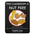 Peanut Free School Classroom Personalized Door Sign | Zazzle.com