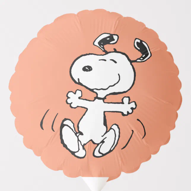 Peanuts | A Snoopy Happy Dance Balloon | Zazzle