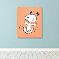 Peanuts | A Snoopy Happy Dance Canvas Print | Zazzle
