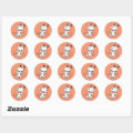 Peanuts | A Snoopy Happy Dance Classic Round Sticker | Zazzle