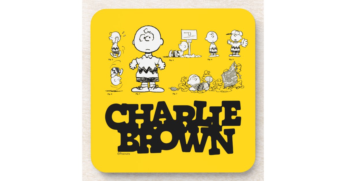 Peanuts | Always Charlie Brown Beverage Coaster | Zazzle