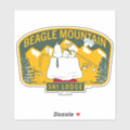 Peanuts | Beagle Mountain Ski Lodge Sticker | Zazzle