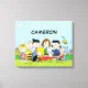 Peanuts | Charlie Brown and Gang | Add Your Name Canvas Print | Zazzle