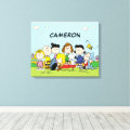 Peanuts | Charlie Brown and Gang | Add Your Name Canvas Print | Zazzle