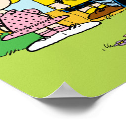 Peanuts | Charlie Brown and Gang | Add Your Name Poster | Zazzle