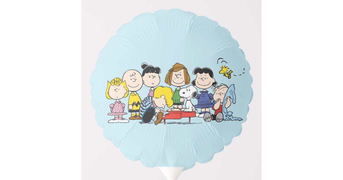 Peanuts | Charlie Brown and Gang Balloon | Zazzle