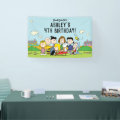 Peanuts | Charlie Brown and Gang Birthday Banner | Zazzle