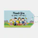 Peanuts | Charlie Brown and Gang Birthday Gift Tags | Zazzle