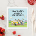 Peanuts | Charlie Brown and Gang Birthday Napkins | Zazzle