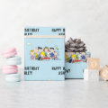 Peanuts | Charlie Brown and Gang Birthday Wrapping Paper | Zazzle
