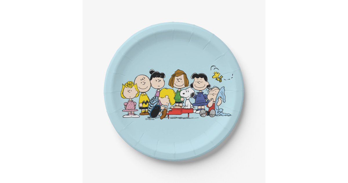 Peanuts | Charlie Brown and Gang Paper Plates | Zazzle