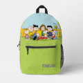 Peanuts | Charlie Brown and Gang Printed Backpack | Zazzle