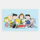 Peanuts | Charlie Brown and Gang Rectangular Sticker | Zazzle