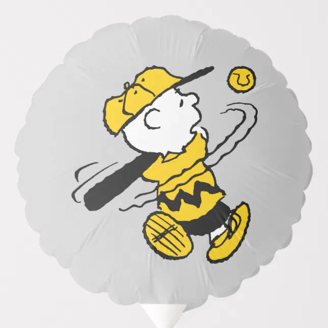 Peanuts | Charlie Brown at Bat Balloon | Zazzle
