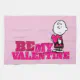 Peanuts | Charlie Brown Be My Valentine Kitchen Towel | Zazzle