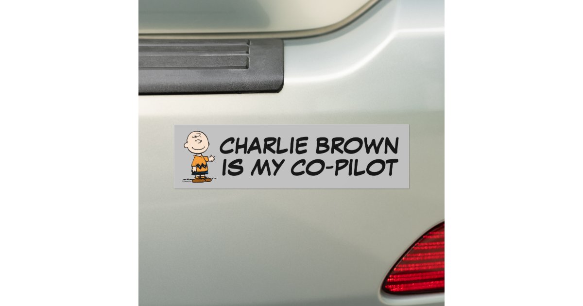 Peanuts | Charlie Brown Bumper Sticker | Zazzle
