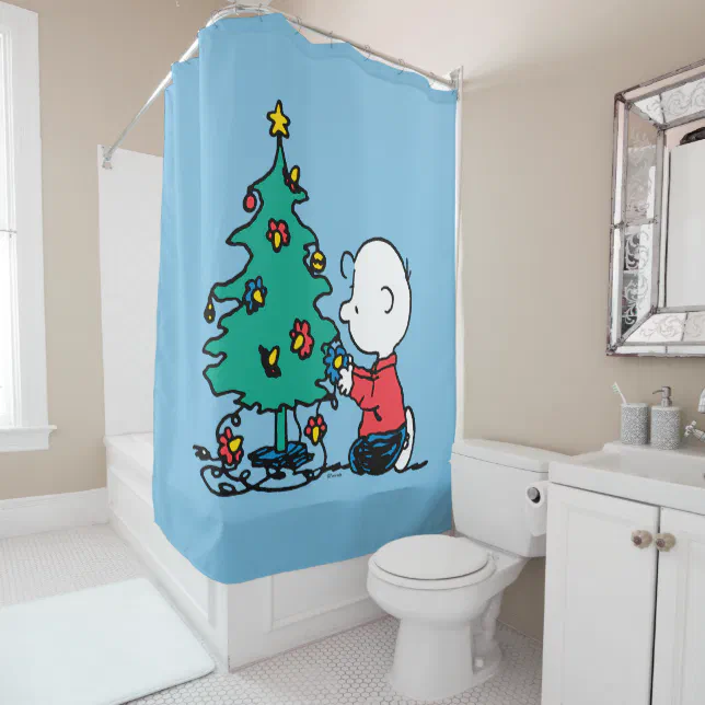 Charlie Brown Christmas Shower Curtain