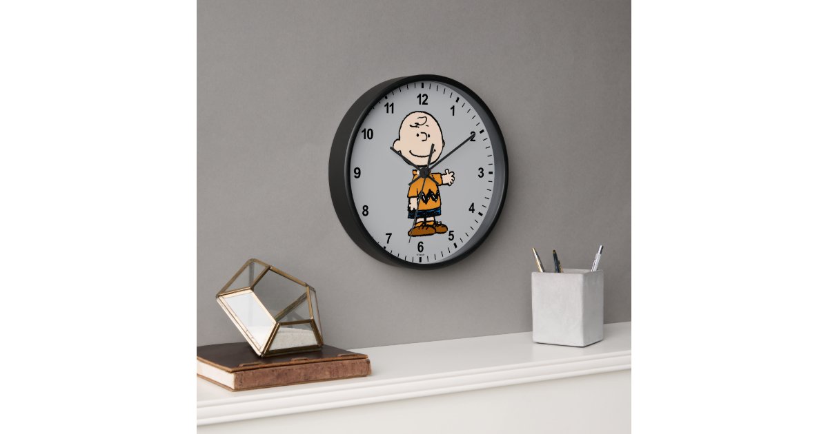 Peanuts | Charlie Brown Clock | Zazzle