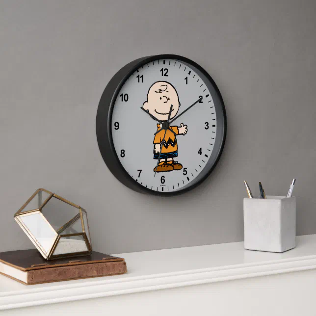 Peanuts | Charlie Brown Clock | Zazzle