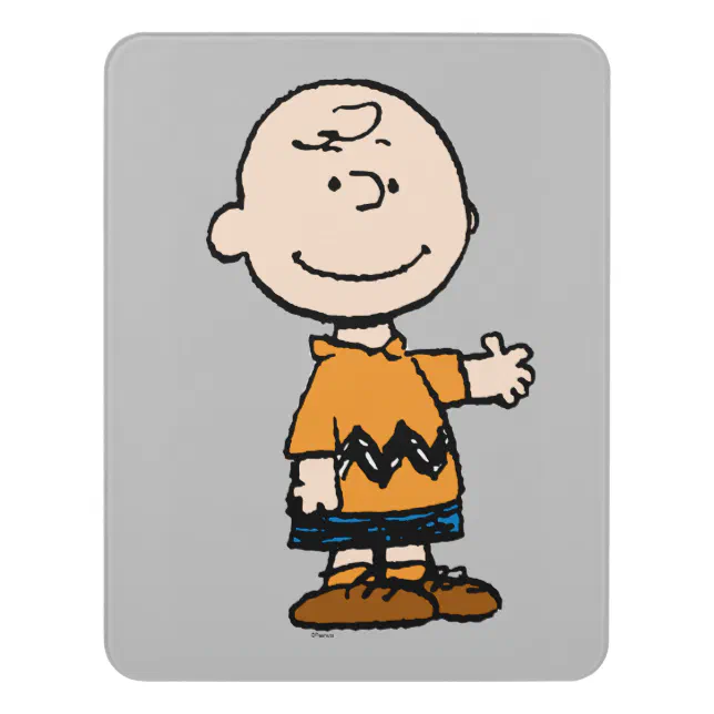 Peanuts | Charlie Brown Door Sign | Zazzle