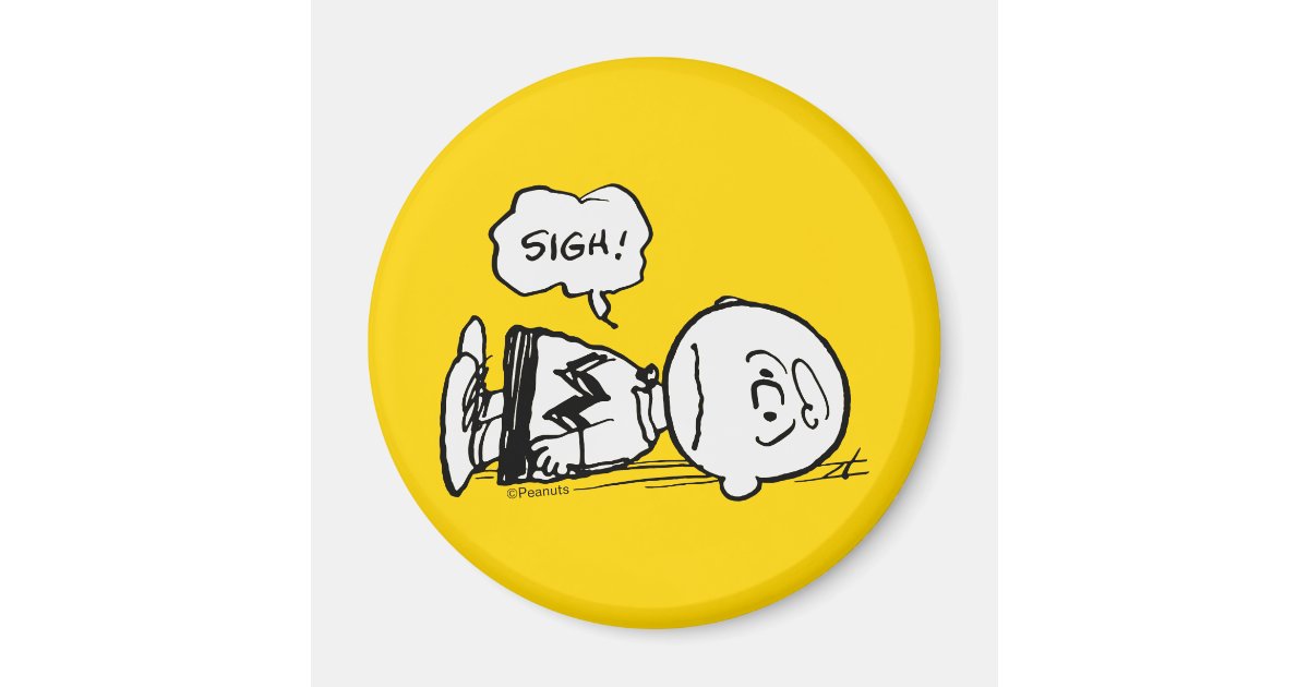 Peanuts | Charlie Brown is Down Magnet | Zazzle