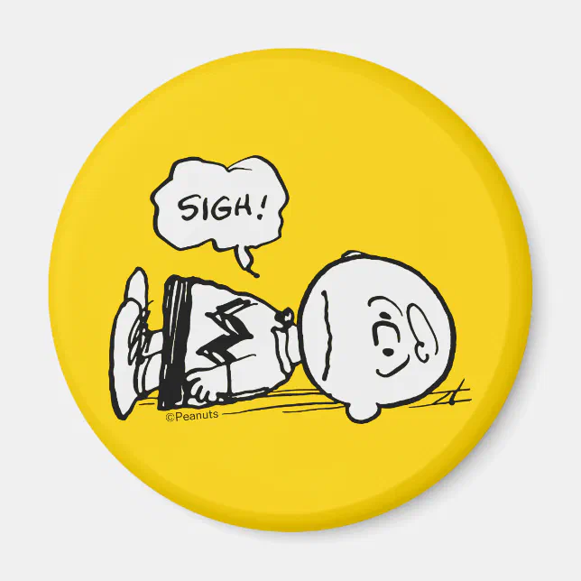 Peanuts | Charlie Brown is Down Magnet | Zazzle