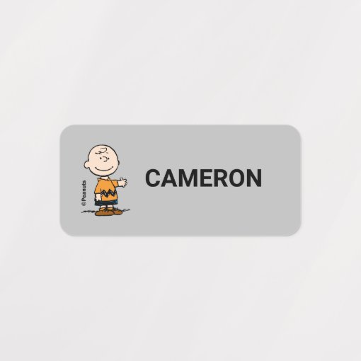 Peanuts | Charlie Brown Kids' Labels | Zazzle
