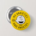 Peanuts | Charlie Brown Nervous Since 1950 Button | Zazzle