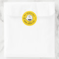 Peanuts | Charlie Brown Nervous Since 1950 Classic Round Sticker | Zazzle