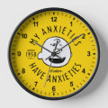 Peanuts | Charlie Brown Nervous Since 1950 Clock | Zazzle