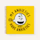 Peanuts | Charlie Brown Nervous Since 1950 Notebook | Zazzle