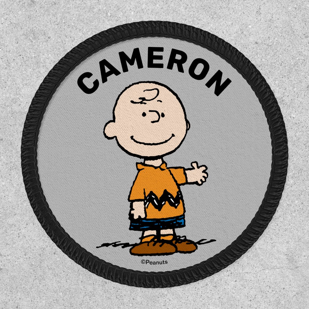Peanuts | Charlie Brown Patch | Zazzle