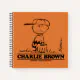 Peanuts | Charlie Brown Playing Ball Notebook | Zazzle