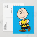 Peanuts | Charlie Brown Portrait Postcard | Zazzle