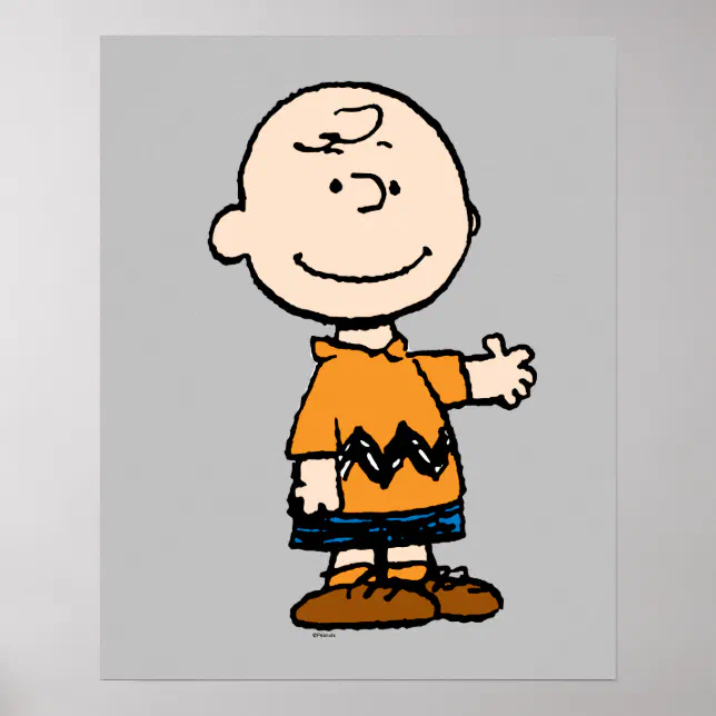 Peanuts | Charlie Brown Poster | Zazzle