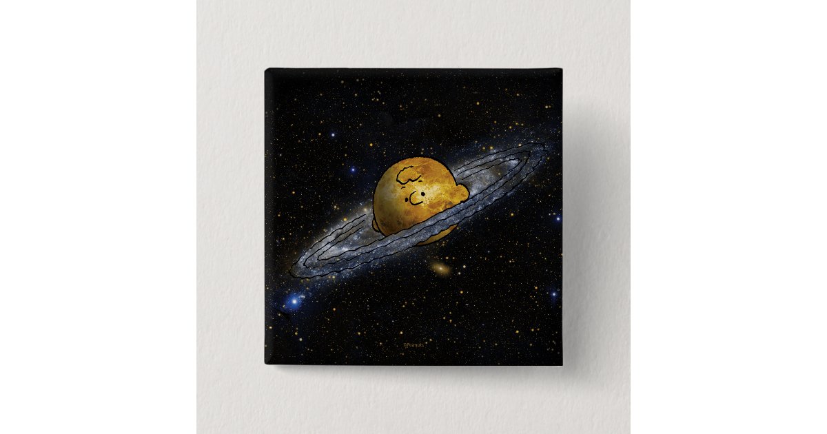 Peanuts | Charlie Brown Spaced Out Button | Zazzle