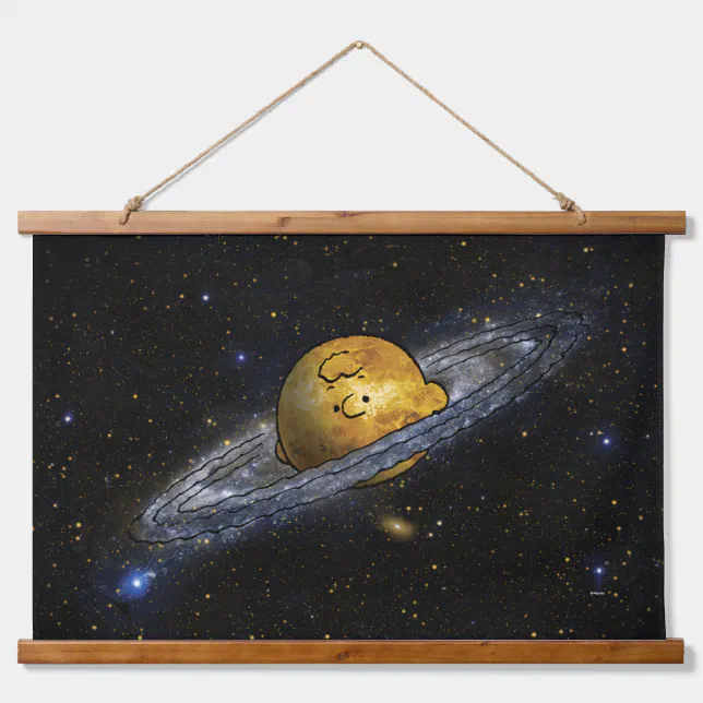 Peanuts | Charlie Brown Spaced Out Hanging Tapestry | Zazzle