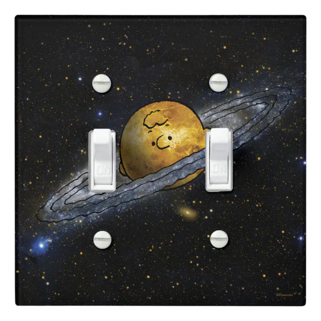 Peanuts | Charlie Brown Spaced Out Light Switch Cover | Zazzle