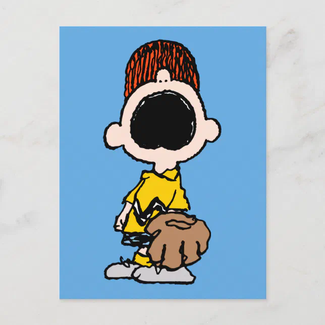 Peanuts | Charlie Brown Yell Postcard | Zazzle