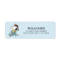 Peanuts | Christmas Love and Lights Label | Zazzle
