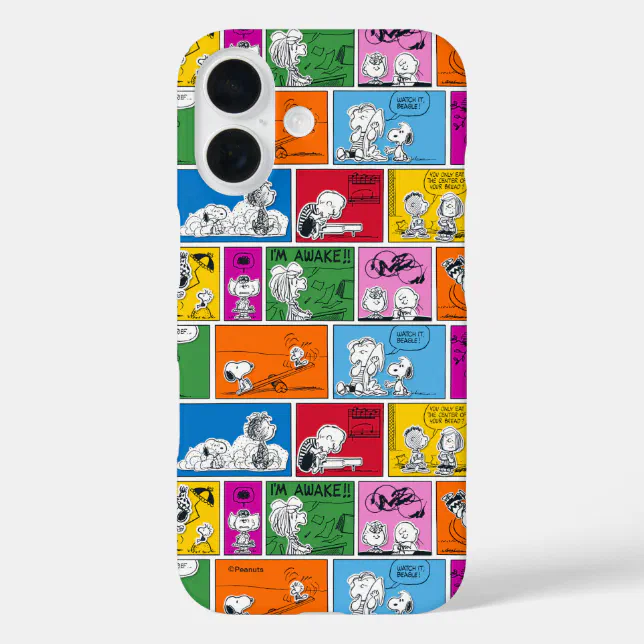 PEANUTS | Classic Comic Pattern Case-Mate iPhone Case | Zazzle