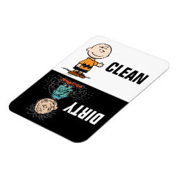 Peanuts | Clean & Dirty Dishes Magnet | Zazzle