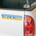 Peanuts | Day at the Beach Bumper Sticker | Zazzle