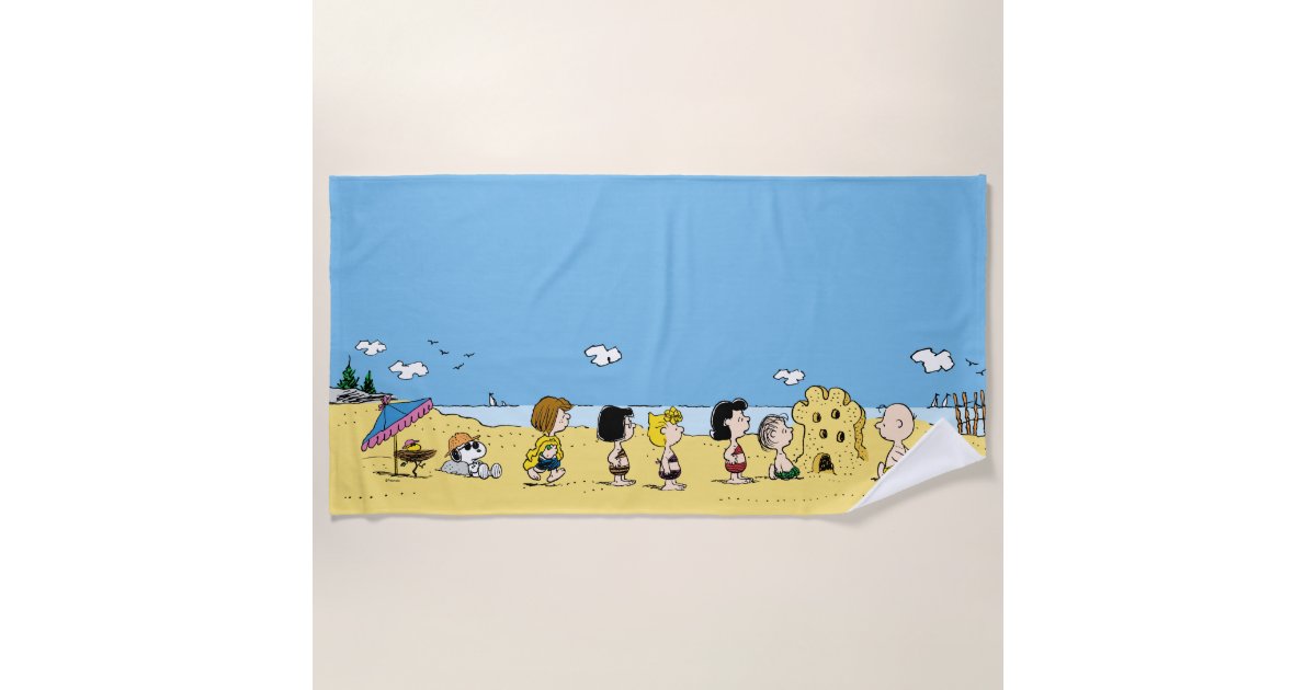 Peanuts | Day at the Beach Towel | Zazzle